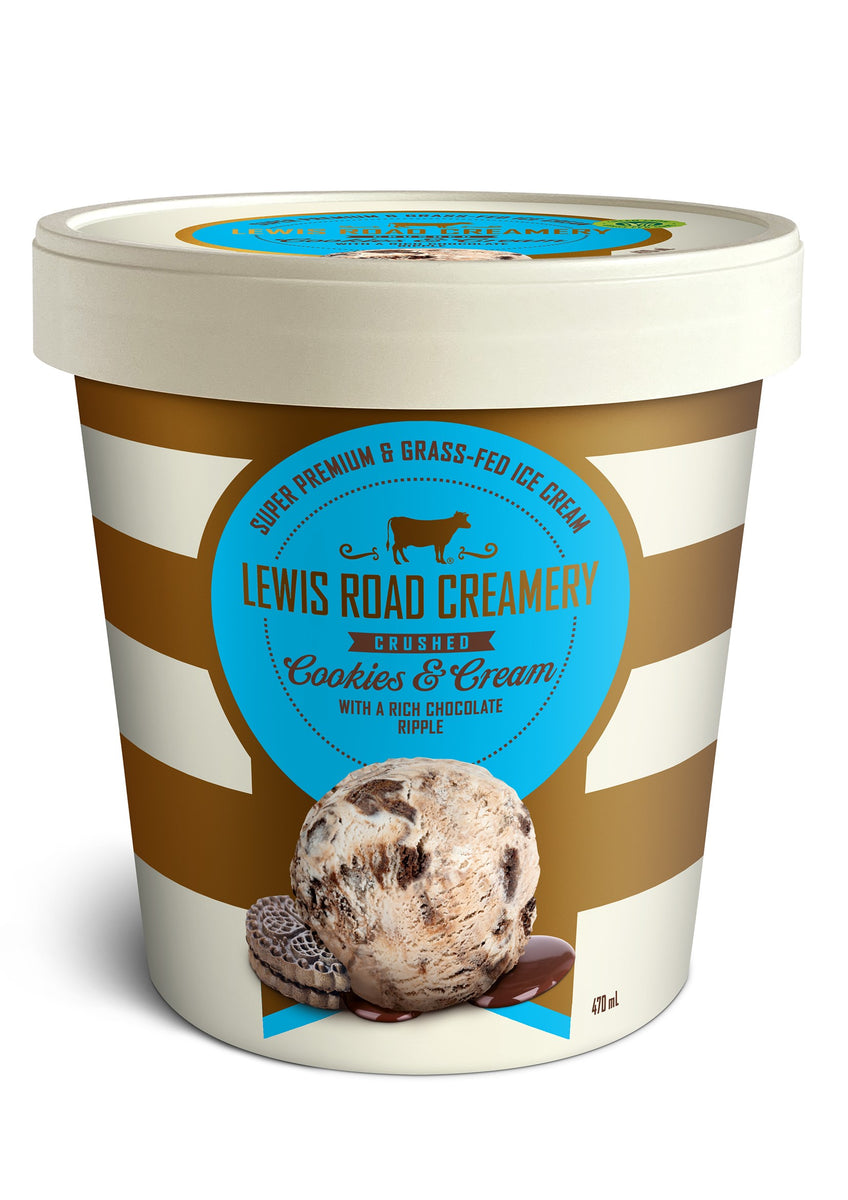 Crushed Cookies & Cream – Lewis Road Creamery NZ