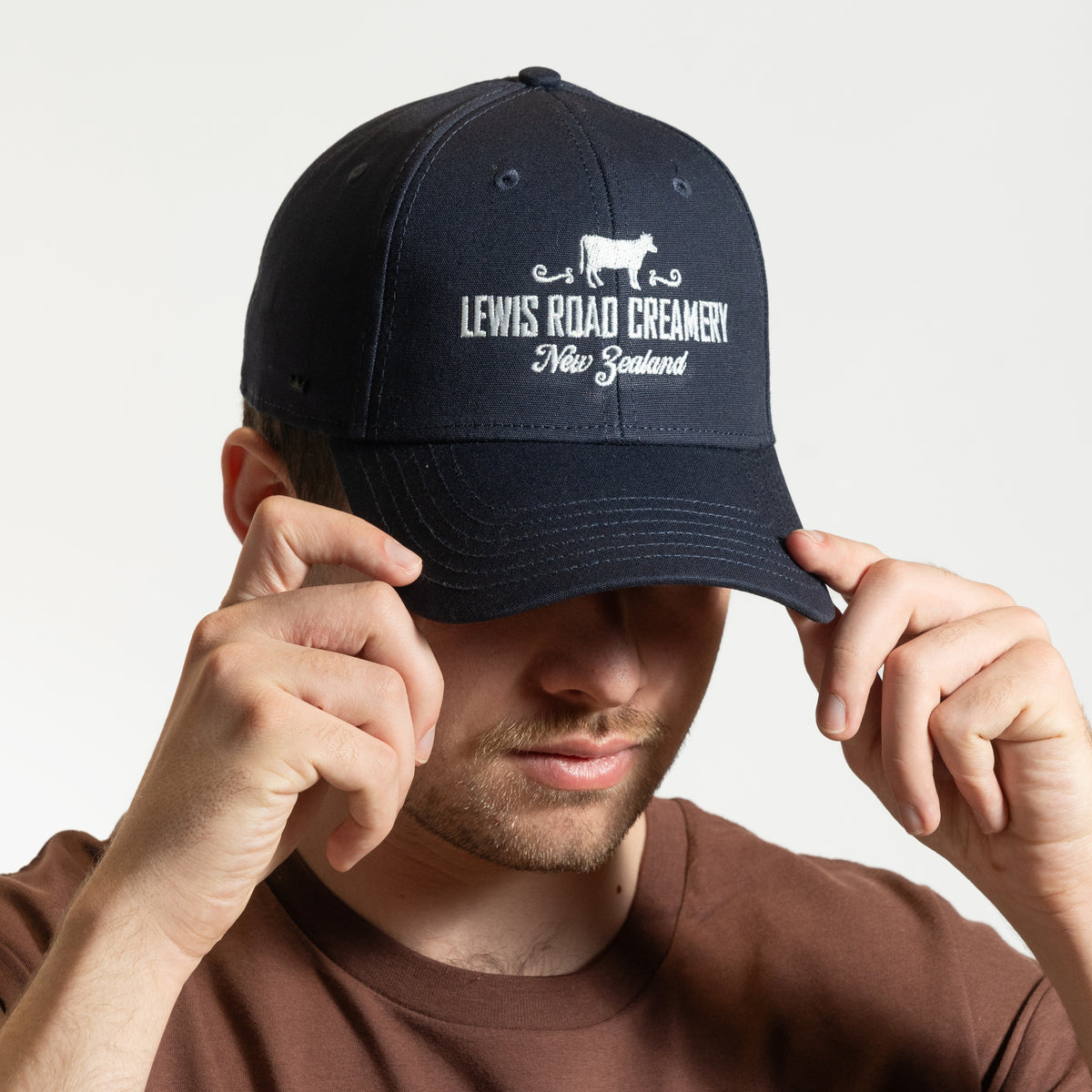 LRC Logo Baseball Cap (Navy Blue) – Lewis Road Creamery NZ